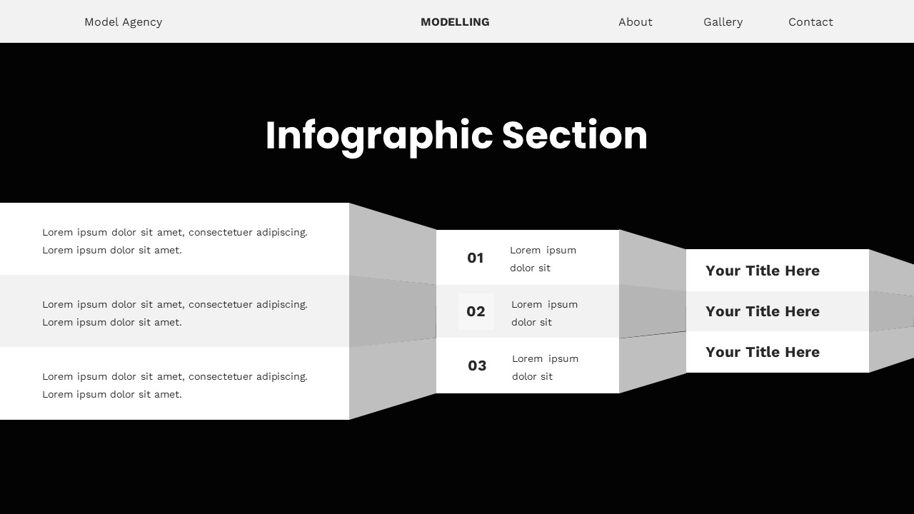Modelling - Model Agency Keynote Templates, Presentation Templates