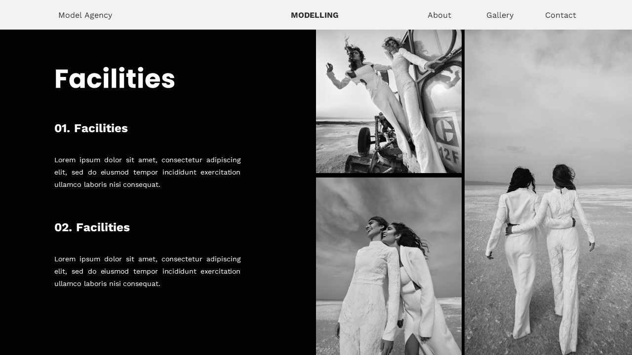 Modelling - Model Agency Keynote Templates, Presentation Templates