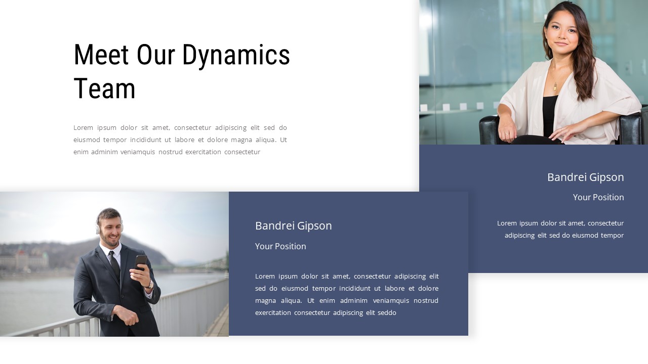 Dynamics - Modern Business PowerPoint Template, Presentation Templates