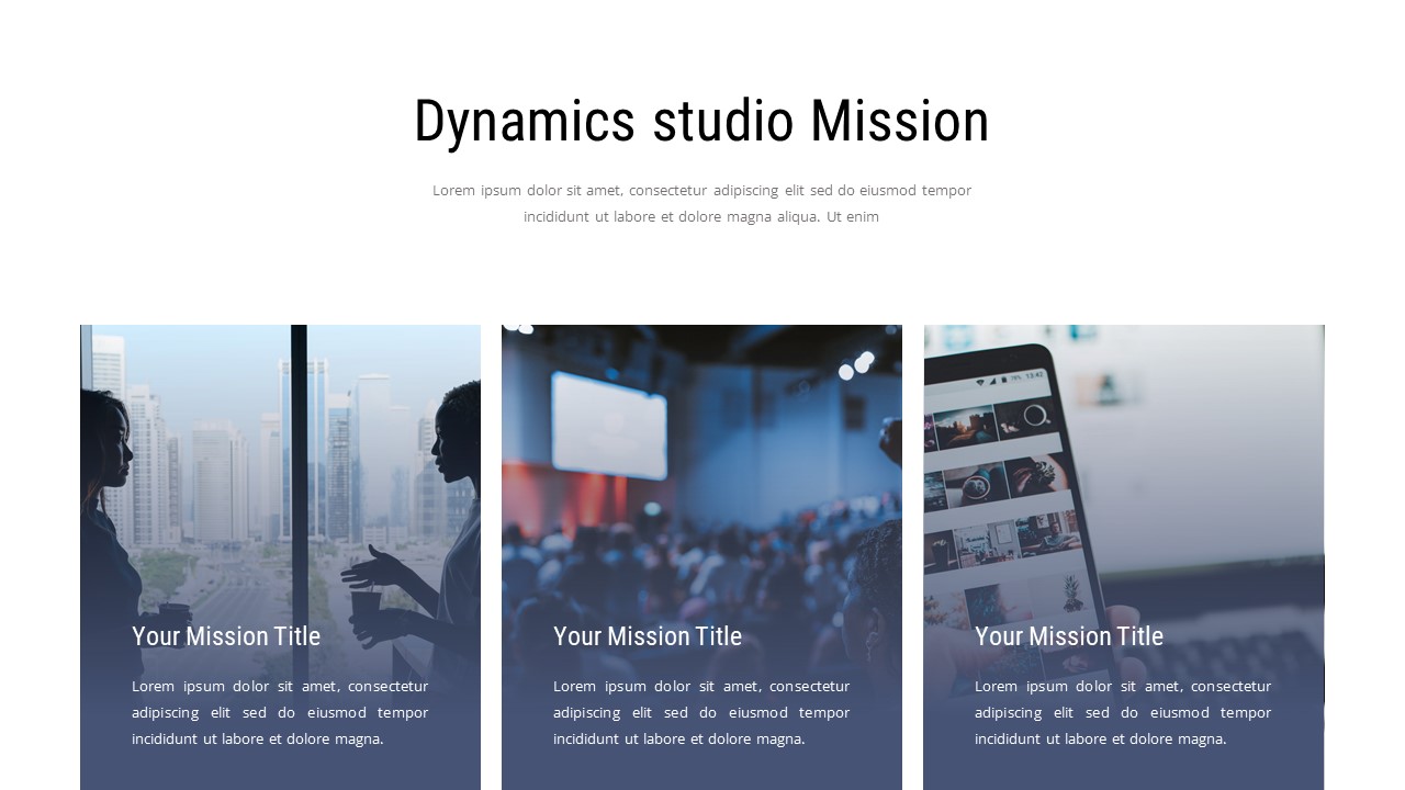 Dynamics - Modern Business Google Slides Template, Presentation Templates