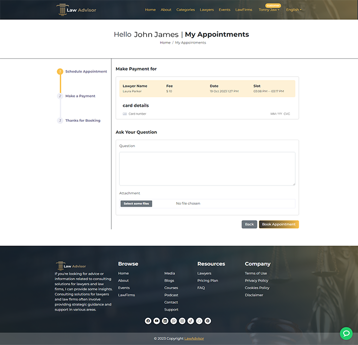 LawAdvisor - Seamless Tele-Advisory Platform & Virtual Legal Services ...