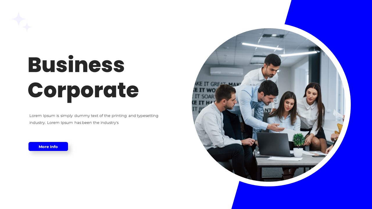 Corporate Business PowerPoint Presentation Template, Presentation Templates