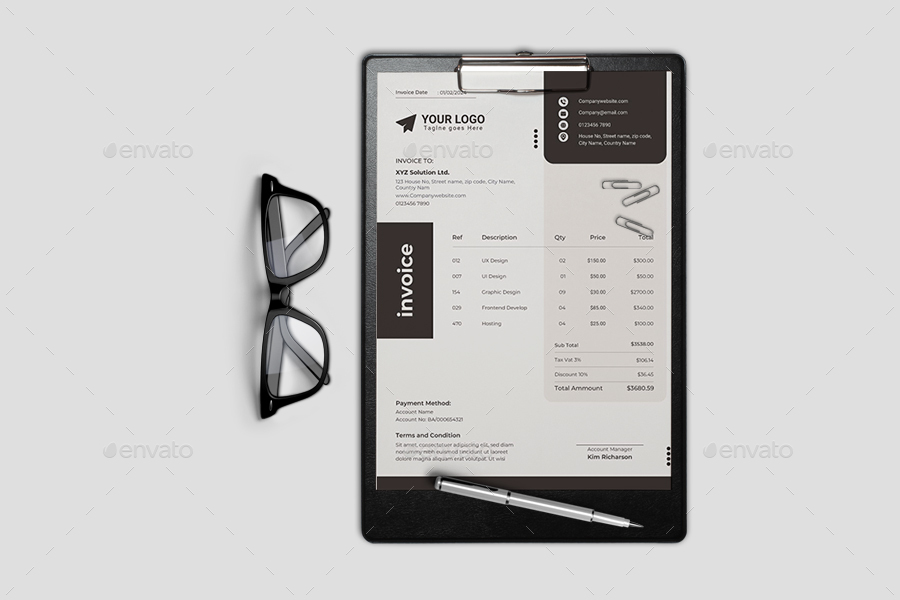Invoice, Print Templates | GraphicRiver