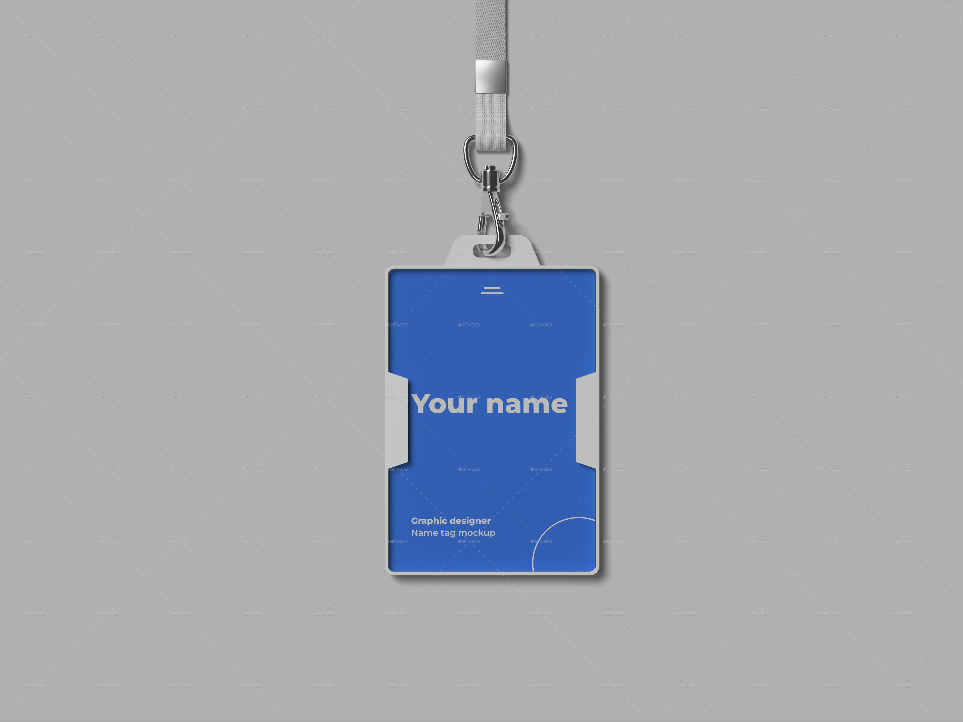 Minimalist Name Tag Mockup, Graphics | GraphicRiver