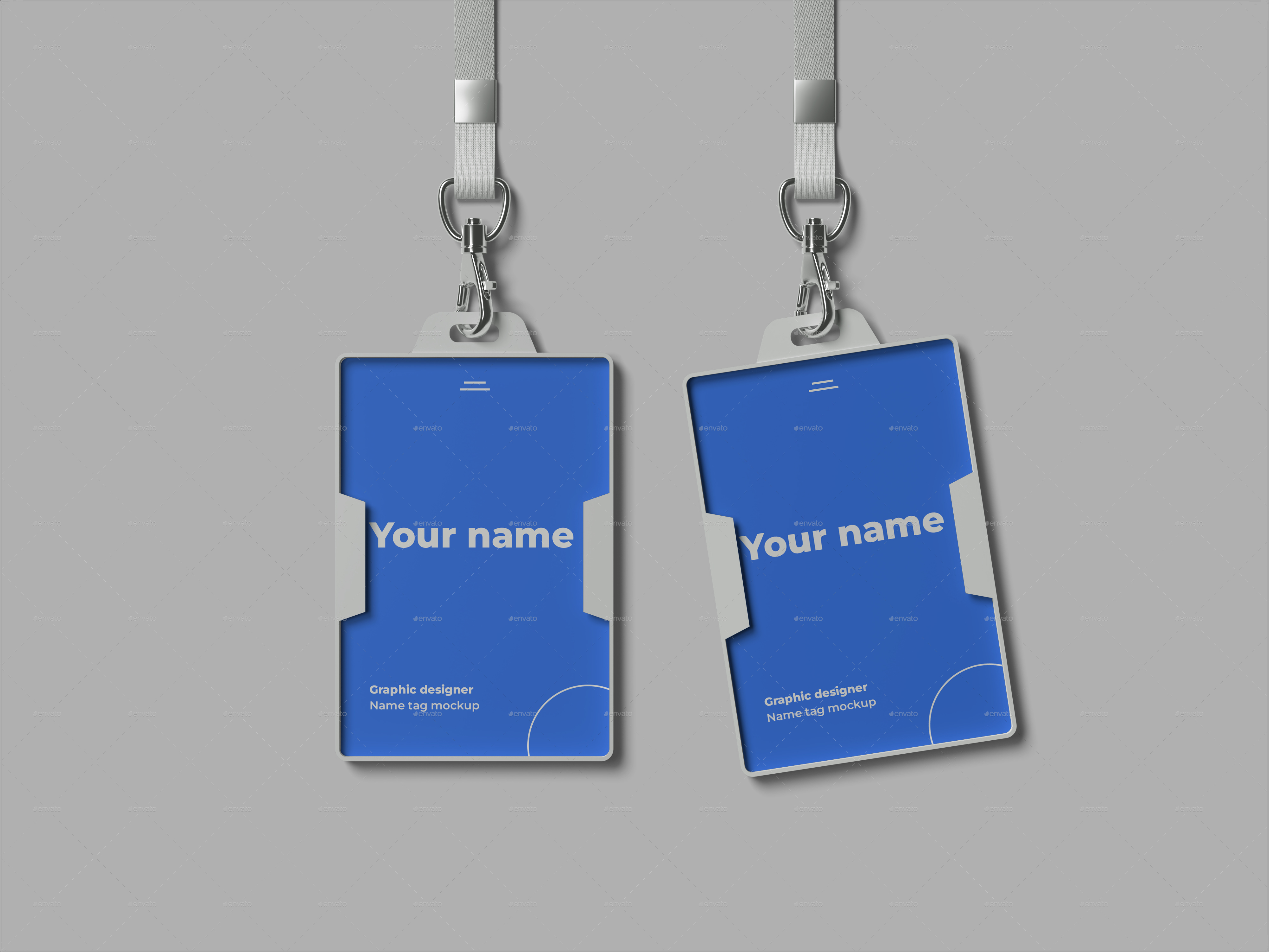 Minimalist Name Tag Mockup, Graphics | GraphicRiver