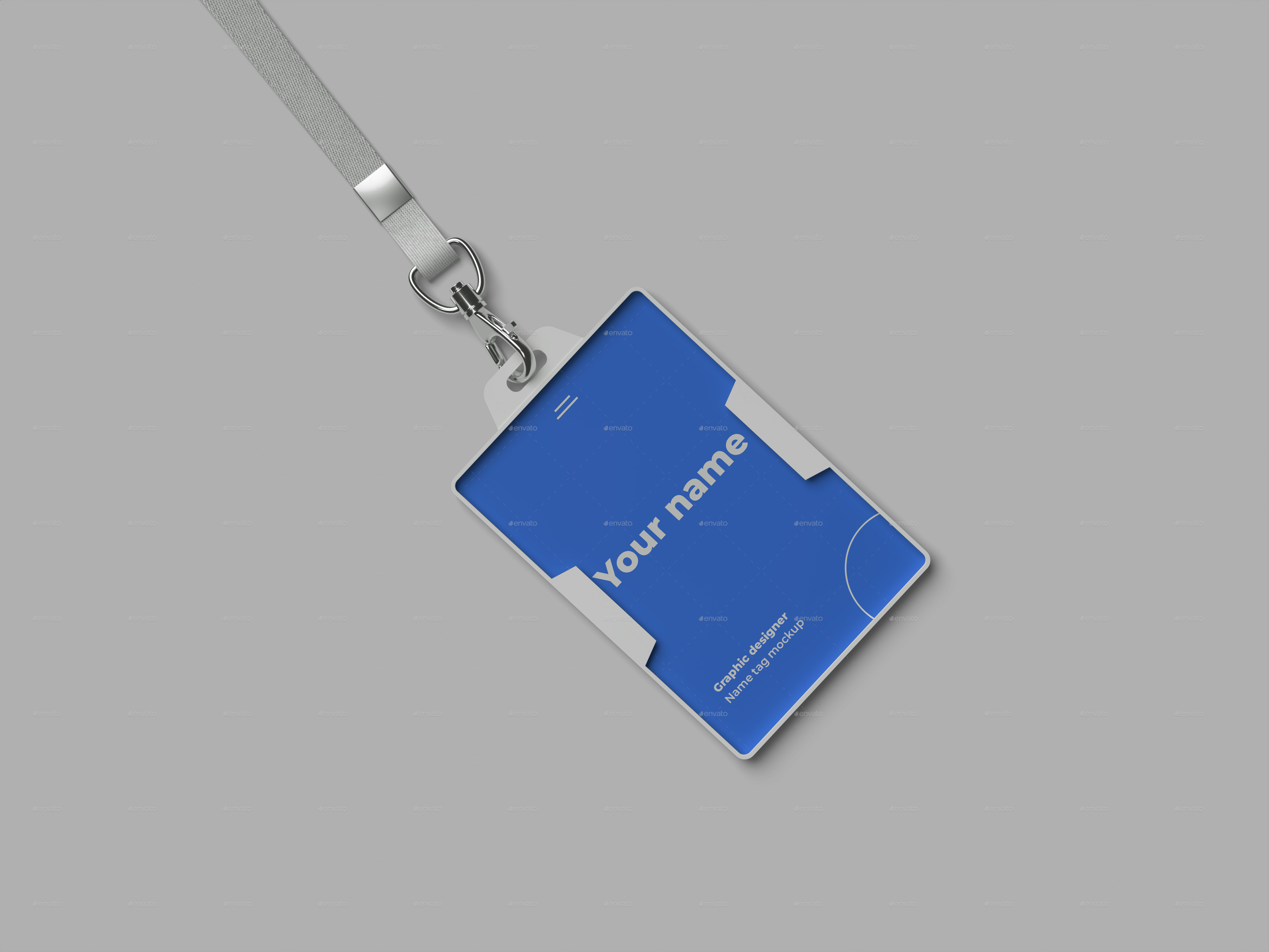 Minimalist Name Tag Mockup, Graphics | GraphicRiver