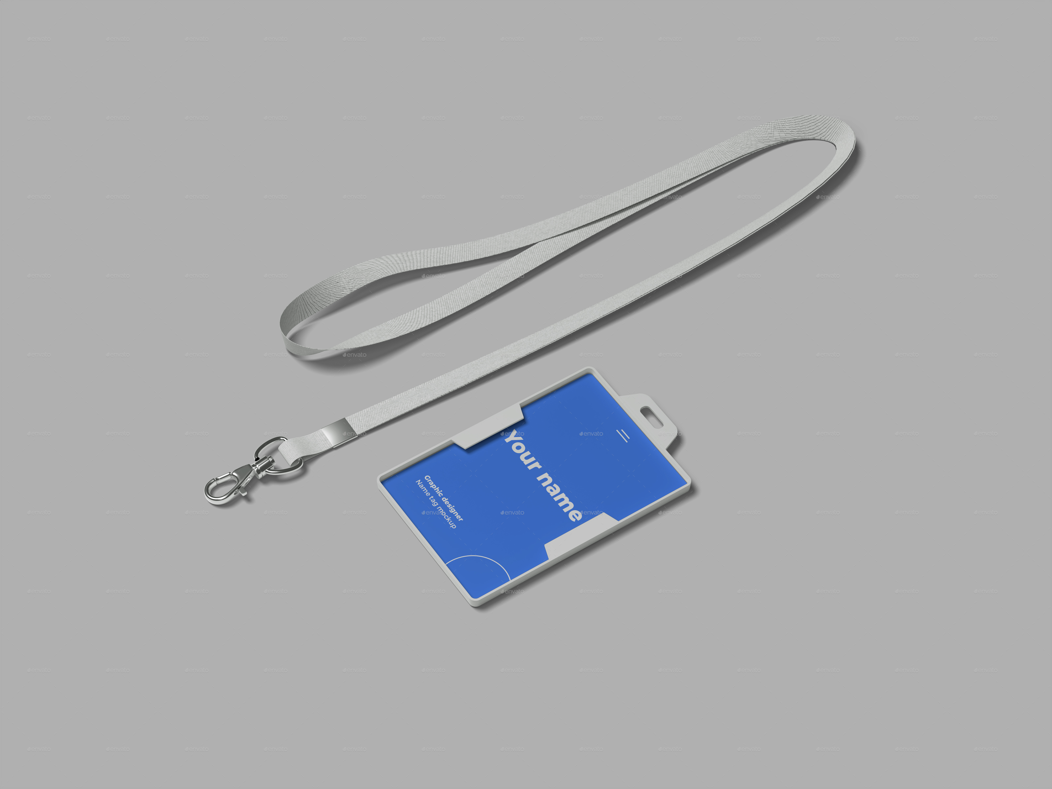 Minimalist Name Tag Mockup, Graphics | GraphicRiver