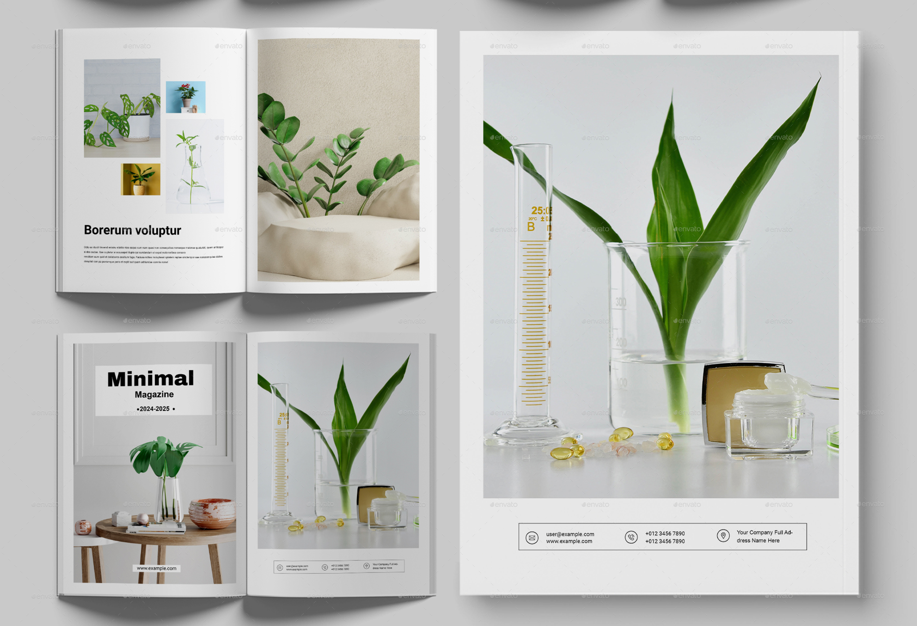 Minimal Magazine Layout, Print Templates | GraphicRiver
