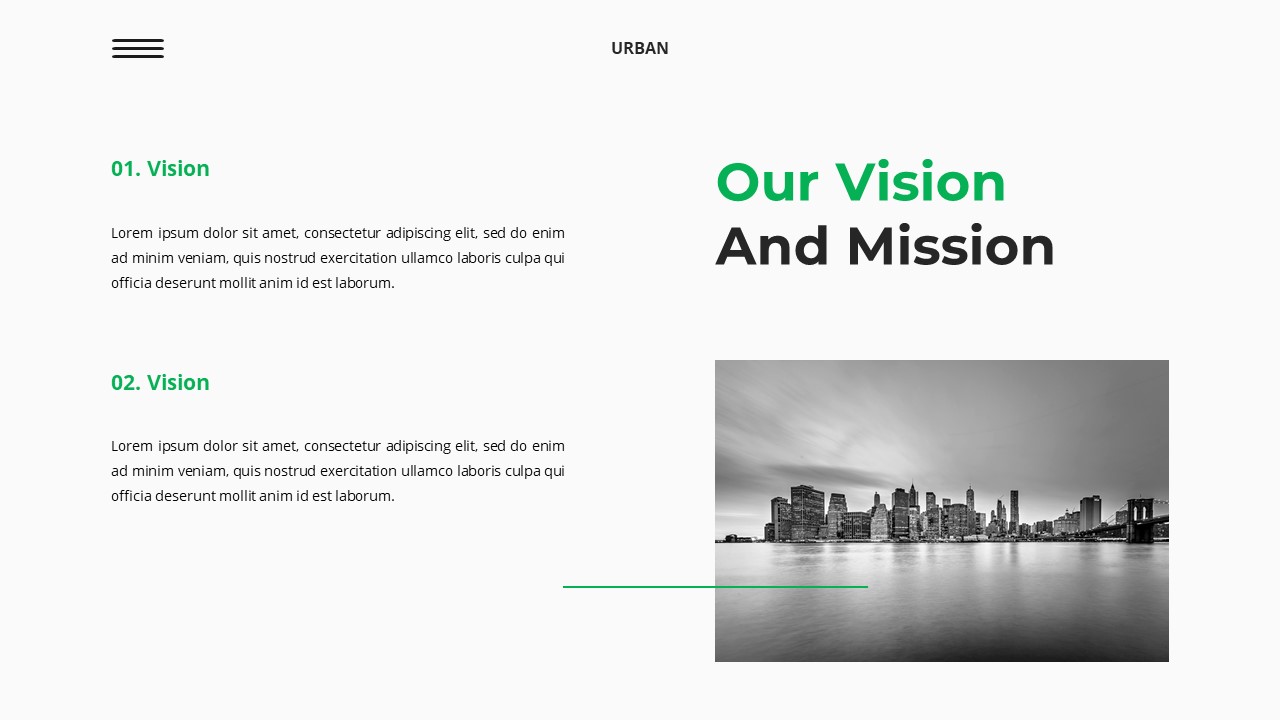 Urban - Urban Planning Google Slide Templates, Presentation Templates