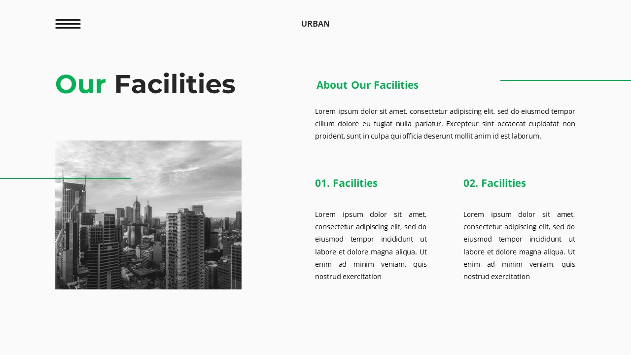 Urban - Urban Planning Google Slide Templates, Presentation Templates
