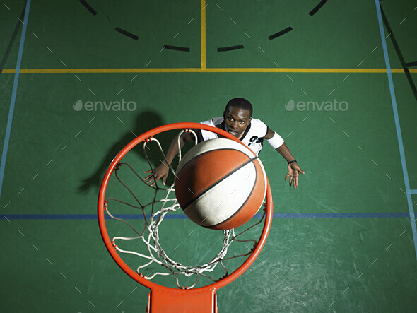Basketball player scoring Stock Photo by Image-Source | PhotoDune