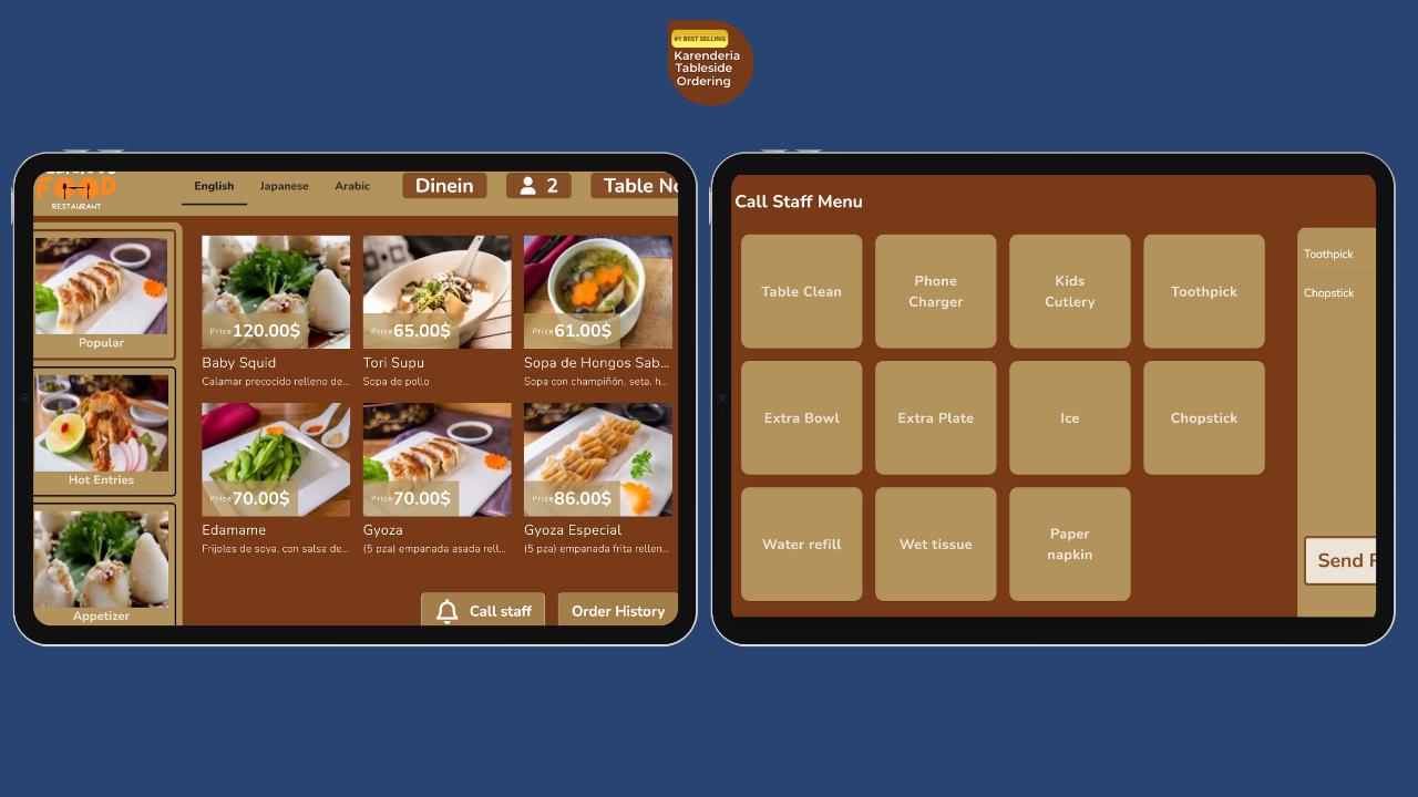 Karenderia Tableside Ordering by bastikikang | CodeCanyon