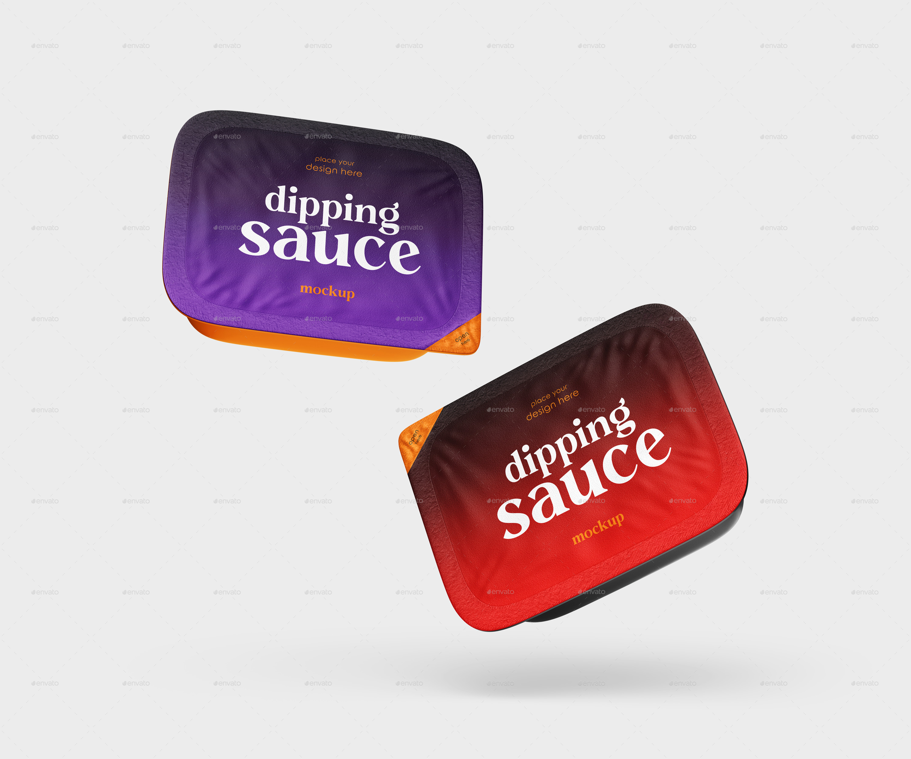 Dipping Sauce Pack Mockup Set, Graphics | GraphicRiver