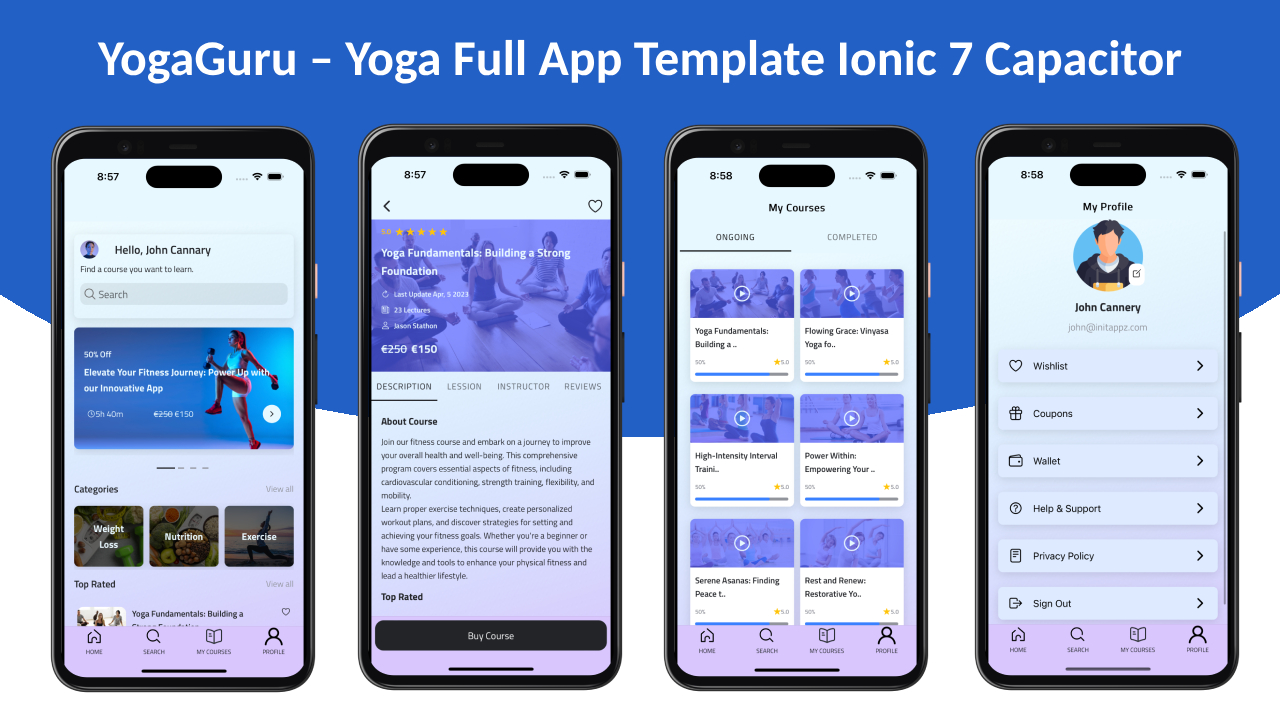ionic 7 template bundle / ionic 7 starter / ionic 7 themes bundles ...