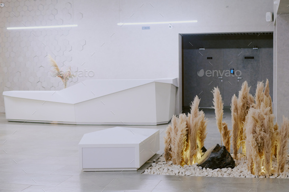 Modern Gym Reception Stock Photo by AnnaStills | PhotoDune