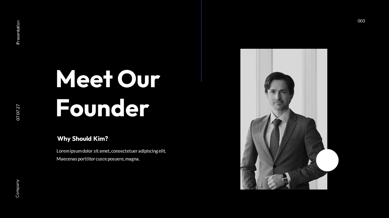 Black Blue Modern Annual Report Keynote Presentation, Presentation ...