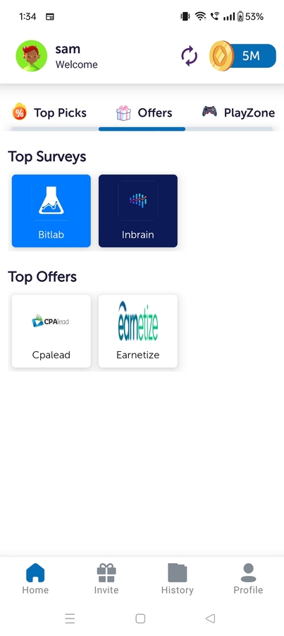 Reward App Lucky Spin + Offerwall + Html Game by Techsumer | CodeCanyon