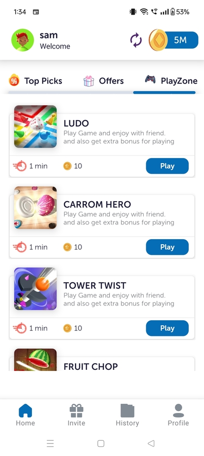 Reward App Lucky Spin + Offerwall + Html Game by Techsumer | CodeCanyon