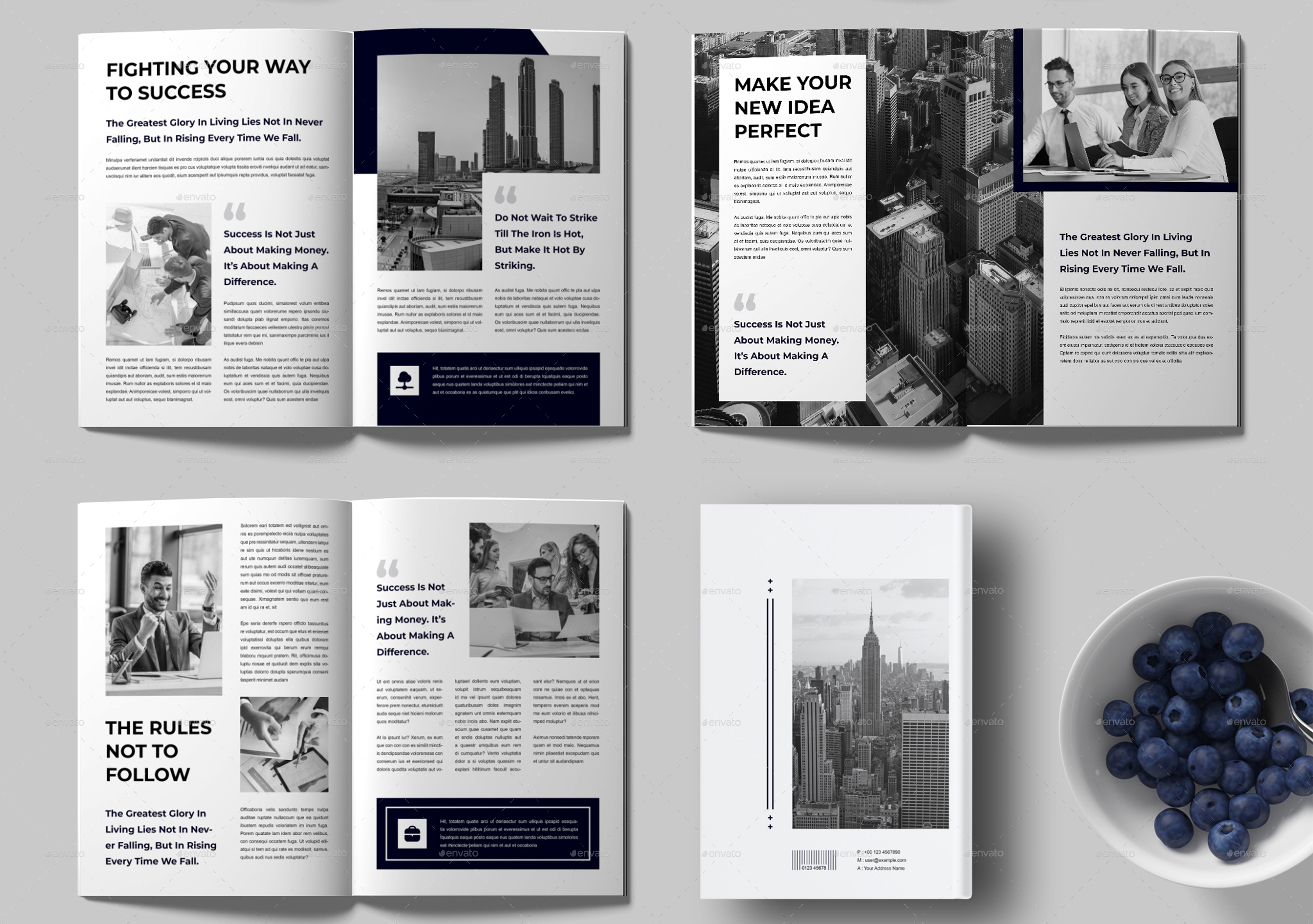 Business Magazine Template, Print Templates | GraphicRiver