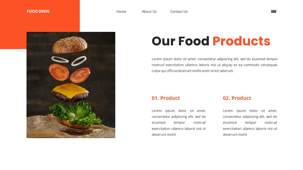 Food Drive - Food Powerpoint Templates, Presentation Templates ...