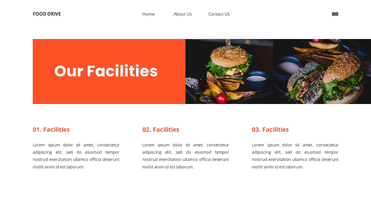 Food Drive - Food Google Slide Templates, Presentation Templates ...