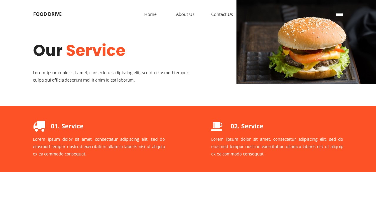 Food Drive - Food Google Slide Templates, Presentation Templates ...