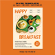 Breakfast Flyer, Print Templates | GraphicRiver