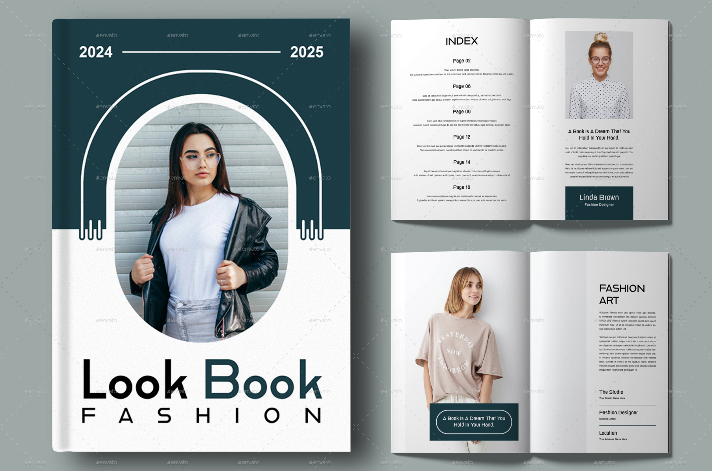 Look Book Magazine Layout, Print Templates | GraphicRiver