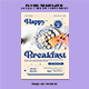 Breakfast Flyer, Print Templates | GraphicRiver