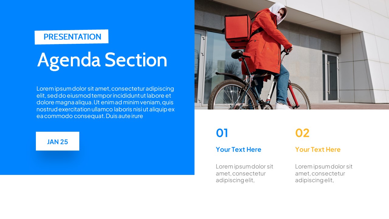 Food Delivery PowerPoint Presentation, Presentation Templates ...