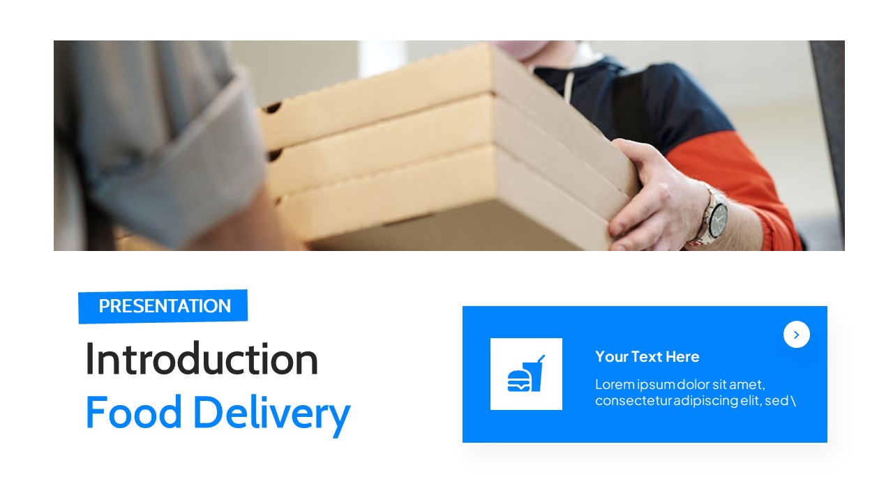 Food Delivery PowerPoint Presentation, Presentation Templates ...