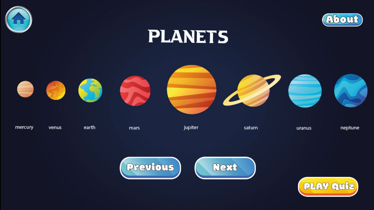 Space World Game- Educational Game - HTML5, Construct 3 by edumindgames