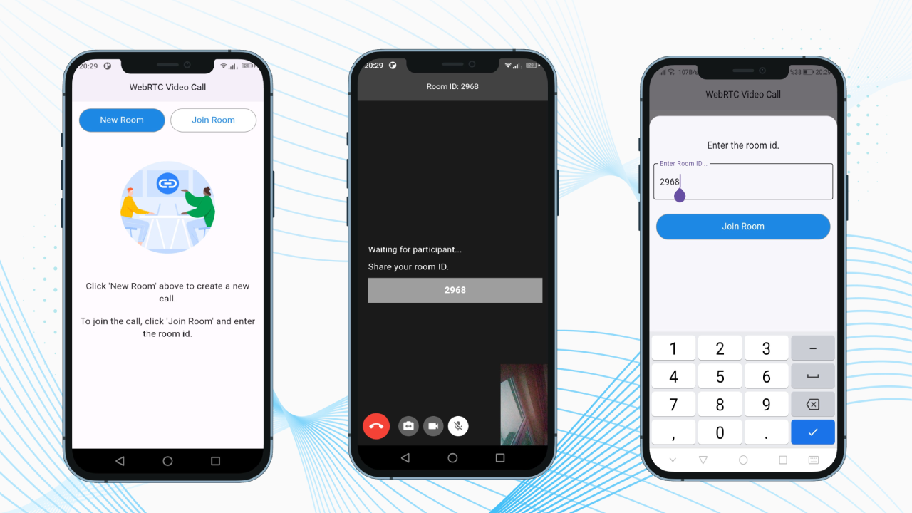 Flutter WebRTC - Live Video Call by senben | CodeCanyon