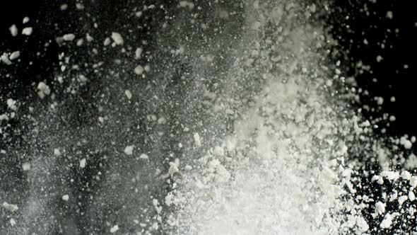Falling White Dry Powder, Stock Footage | VideoHive