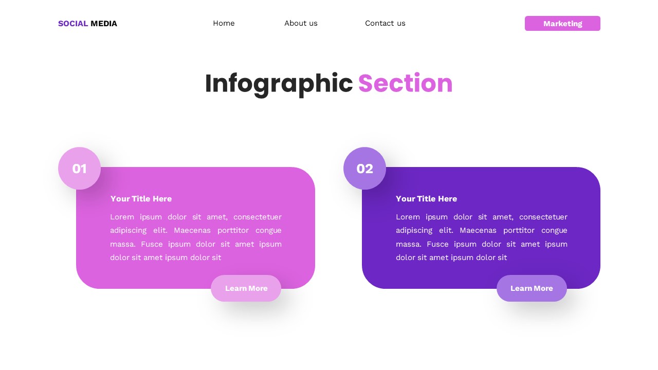 Social Media - Social Media Marketing Keynote Templates, Presentation ...