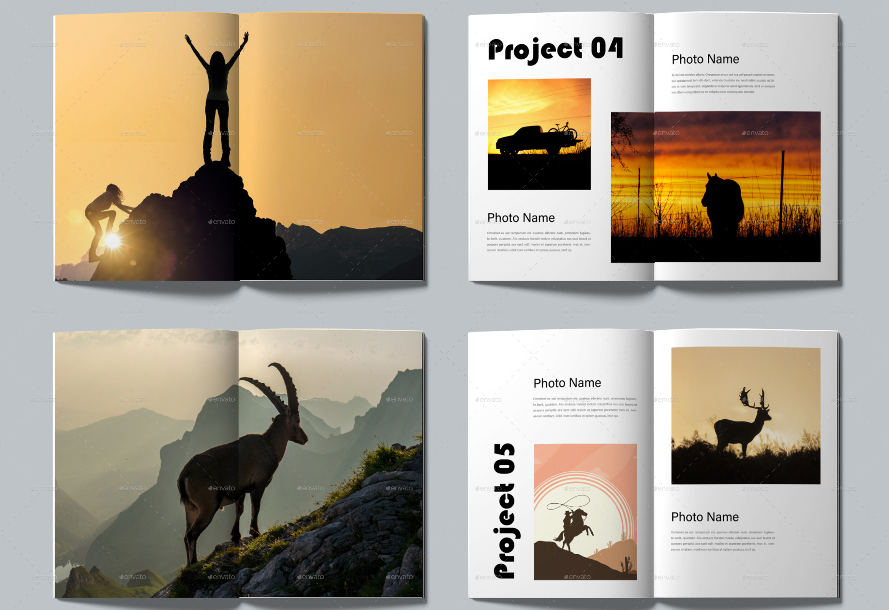 Photo Book Layout, Print Templates | GraphicRiver
