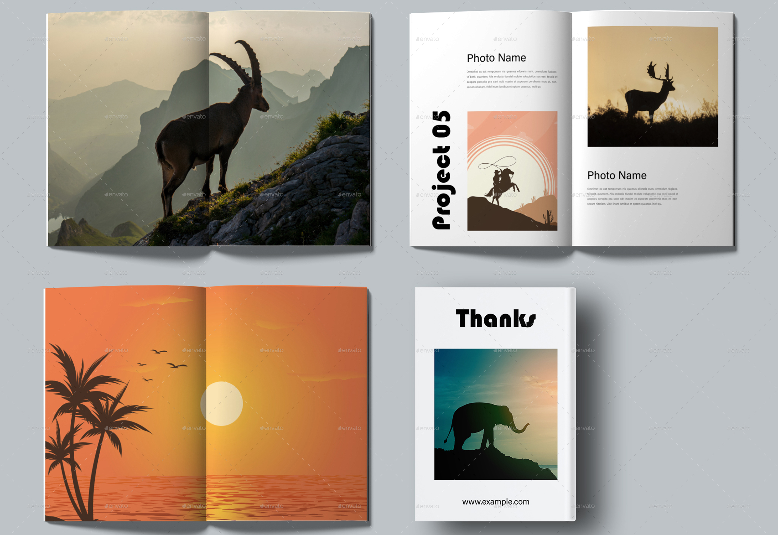 Photo Book Layout, Print Templates | GraphicRiver