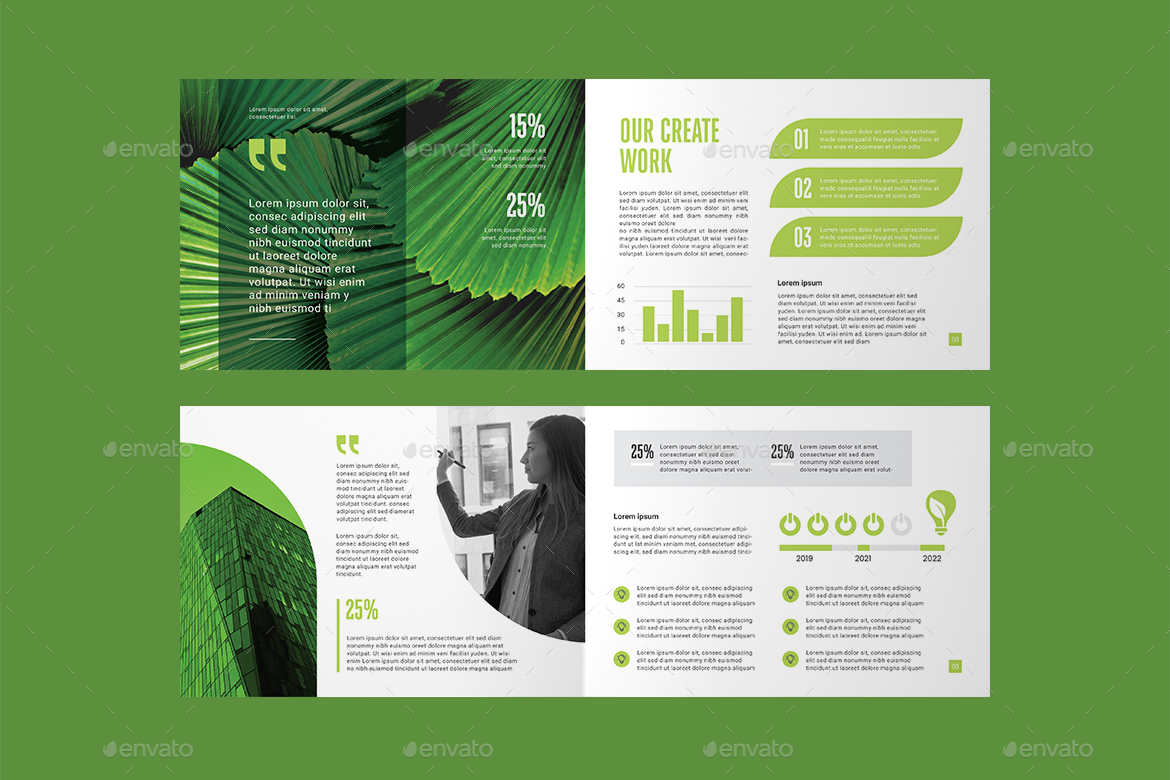 Landscape Company Profile, Print Templates | GraphicRiver