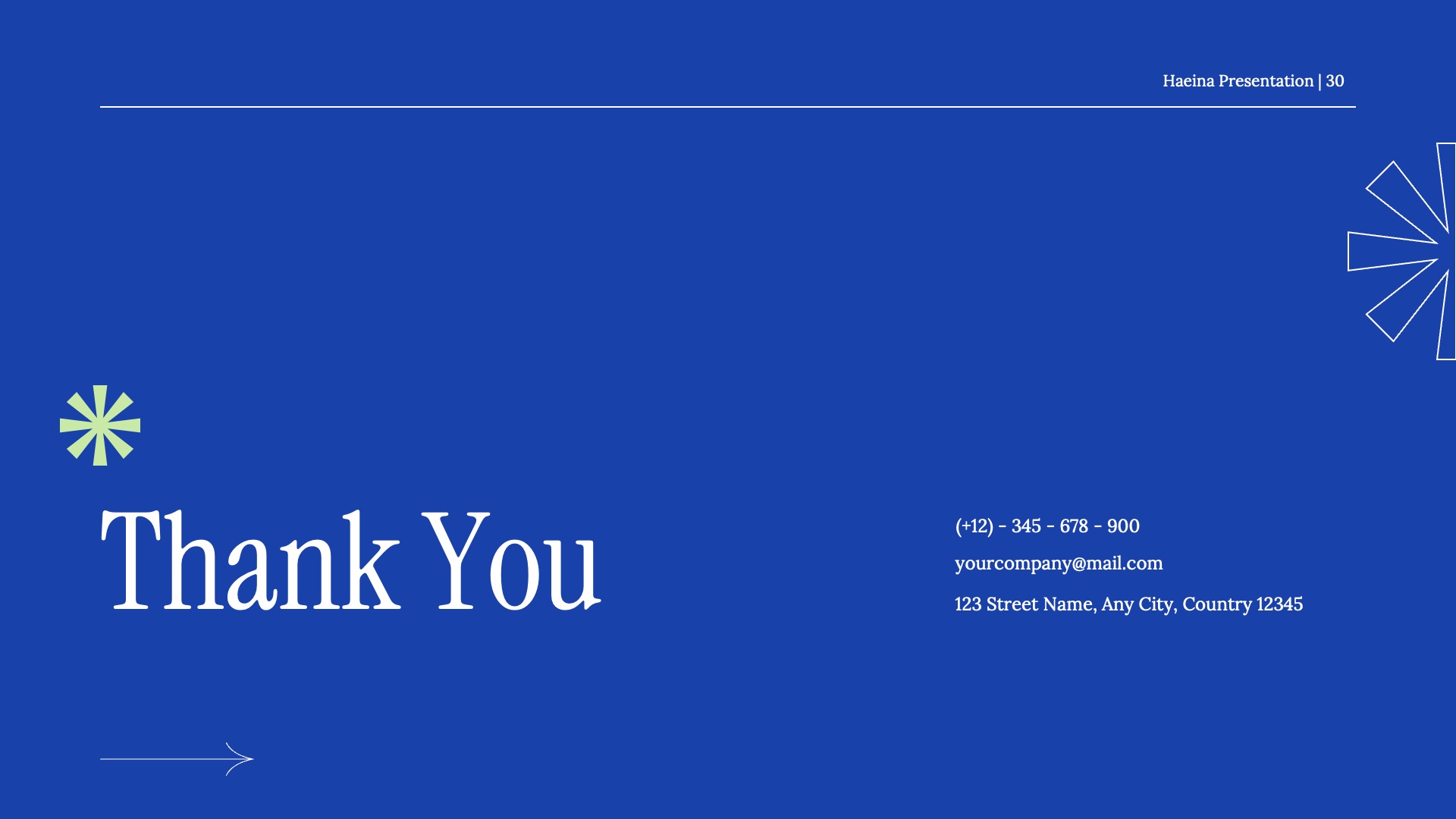 Blue Annual Report Keynote Presentation, Presentation Templates ...