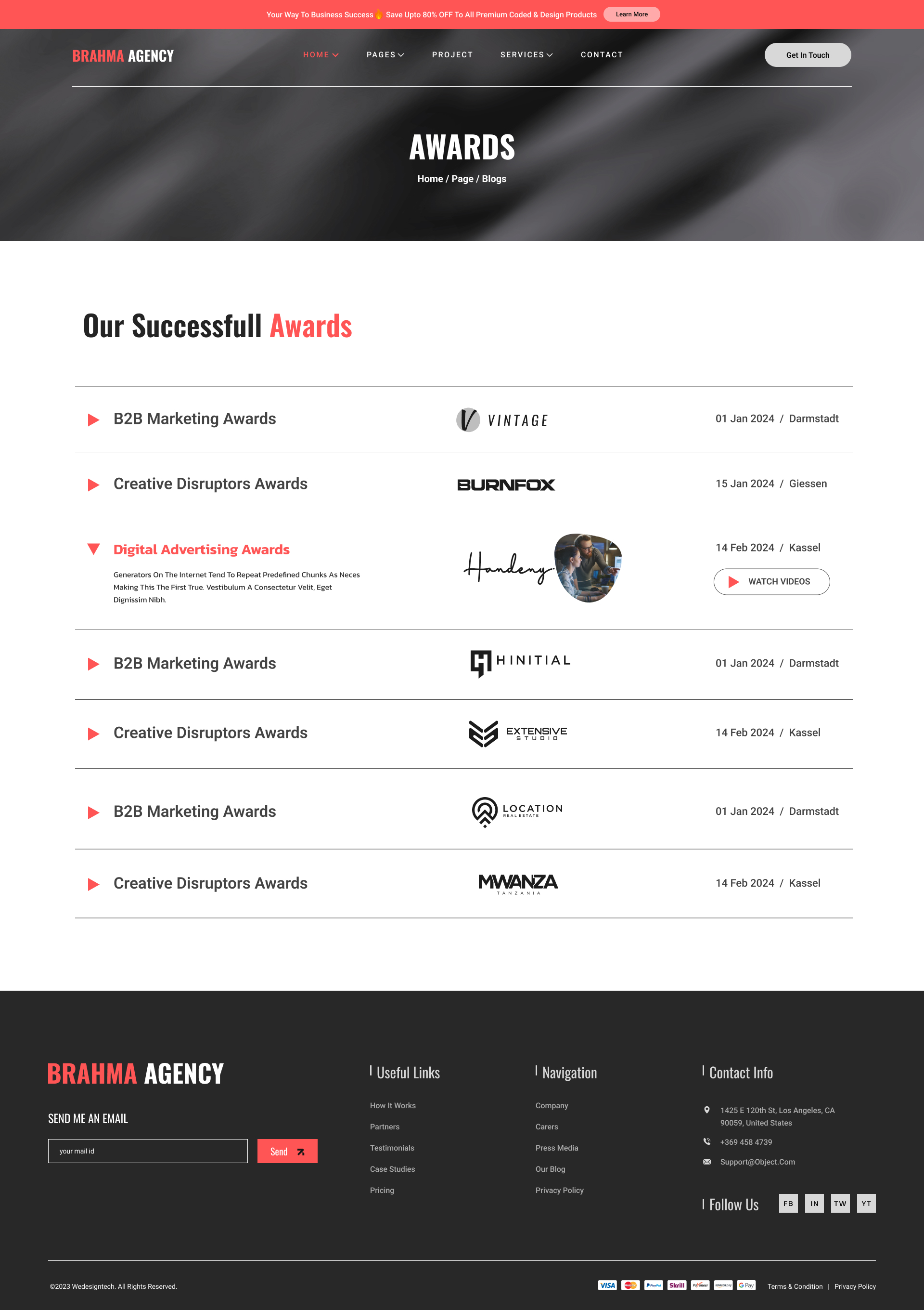 Brahma - Multi-Purpose & WooCommerce Figma Template by BuddhaThemes