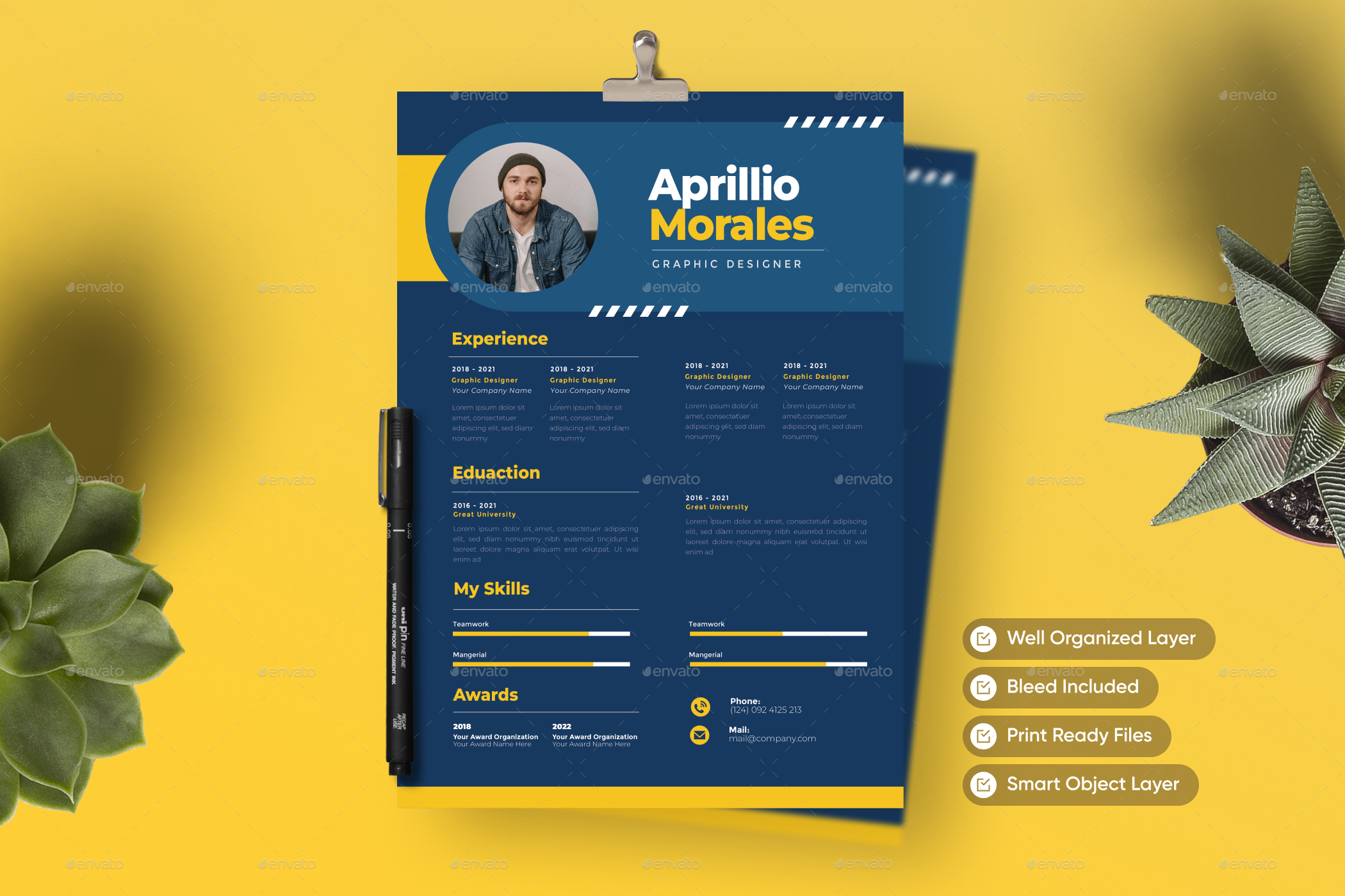 Light Shine - Resume, Print Templates | GraphicRiver