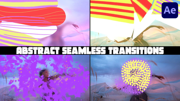 Abstract Seamless Transitions | After Effects, After Effects Project Files