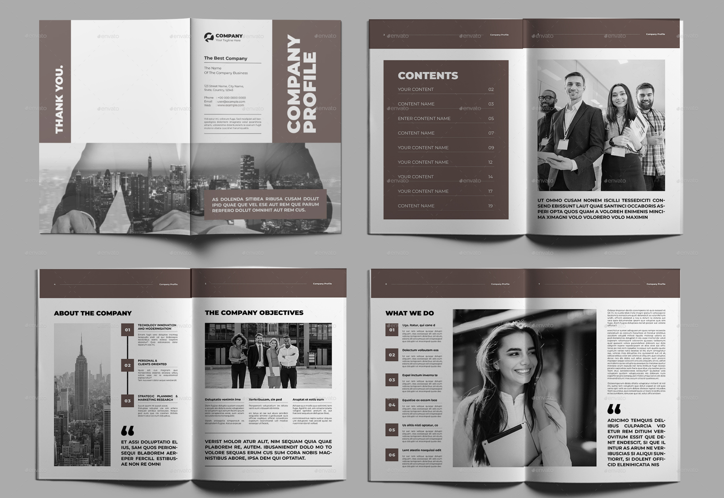 Company Profile Template, Print Templates | GraphicRiver