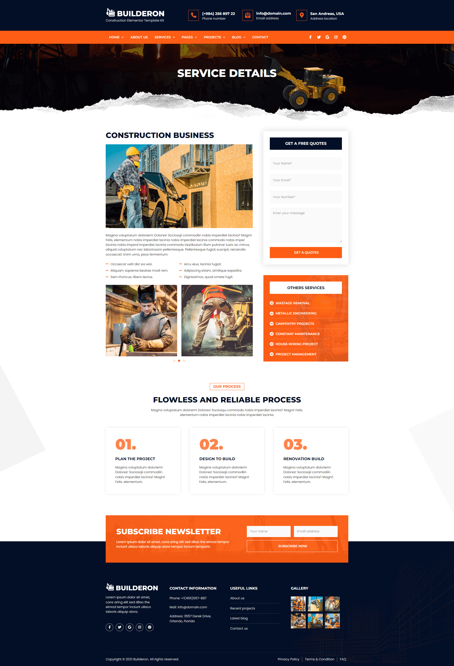 Builderon – Construction & Industry Figma Template by bosathemes ...