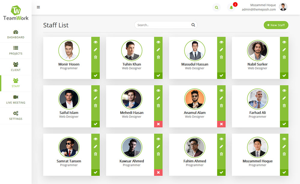 TeamWork - Project Management System by themeposh | CodeCanyon