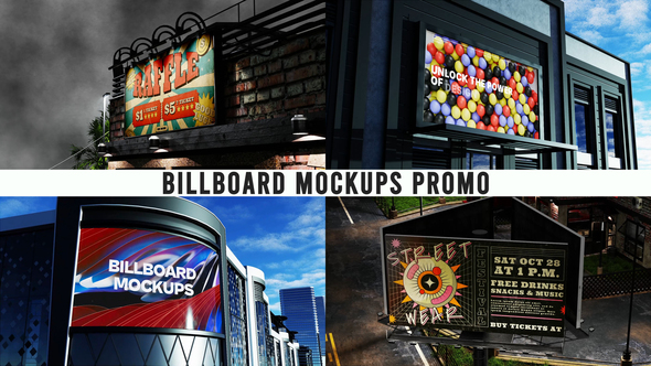 Billboard Mockups, After Effects Project Files | VideoHive