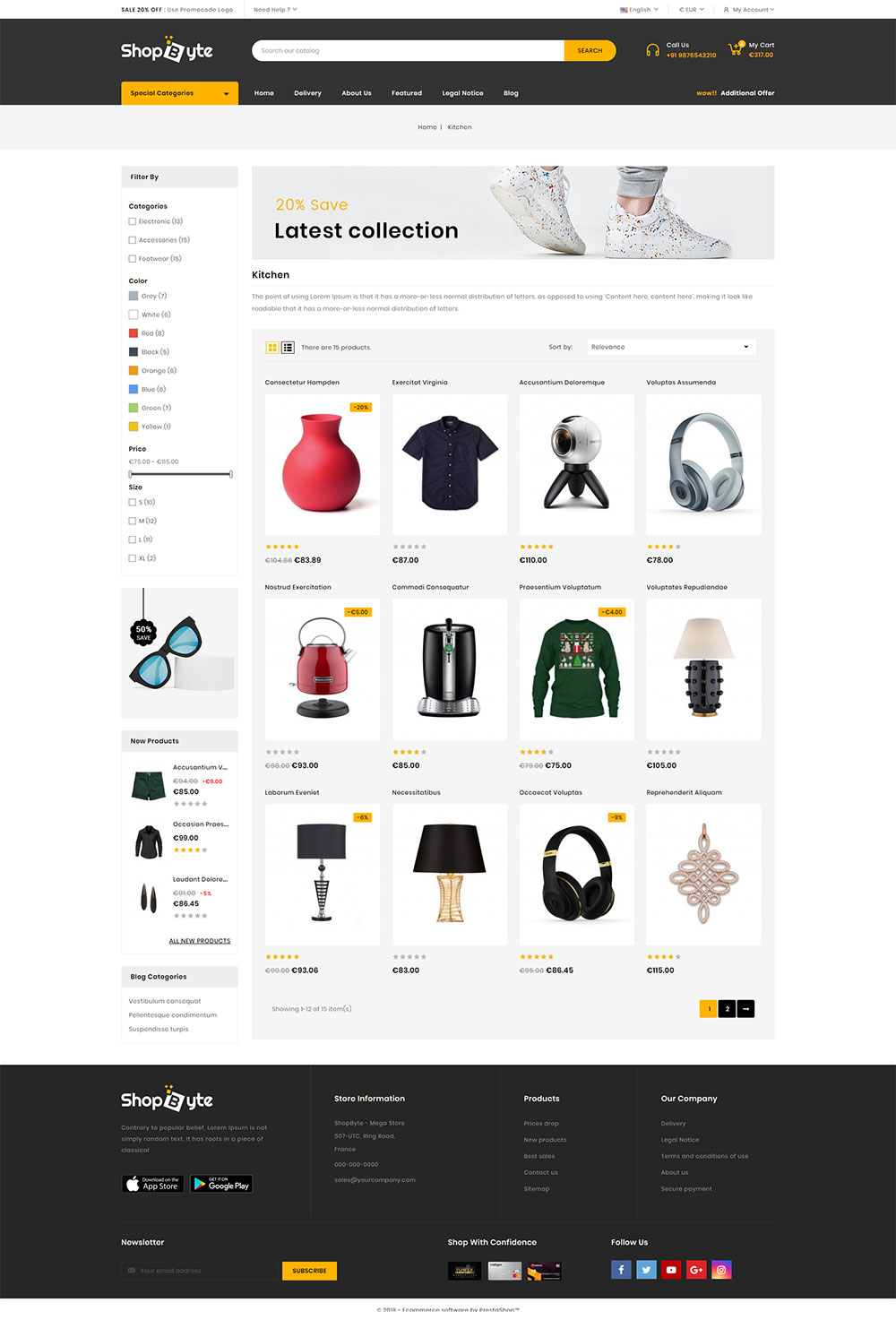 ShopByte - Multipurpose Prestashop 1.7 & 8.x Responsive Theme by codezeel