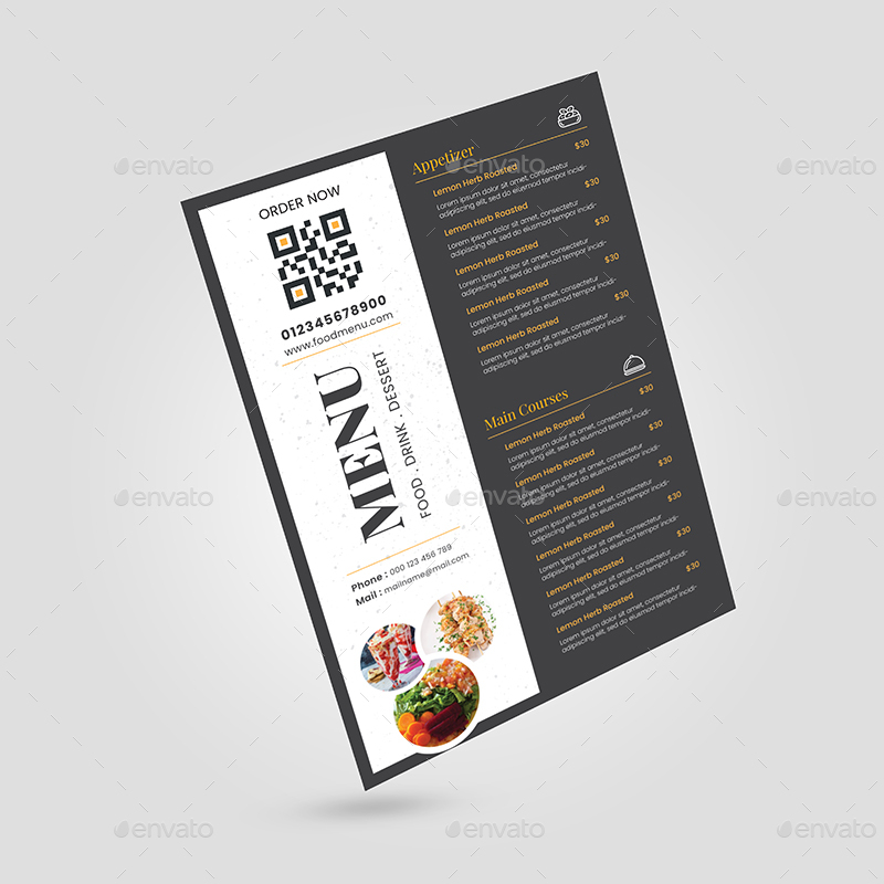 Restaurant Menu, Print Templates | GraphicRiver