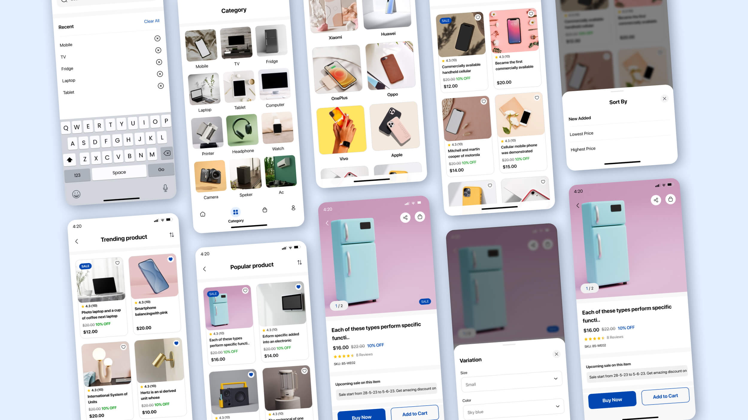 Electronic Store App E Commerce Store App In Flutter 3 X Android Ios With Woocommerce Full