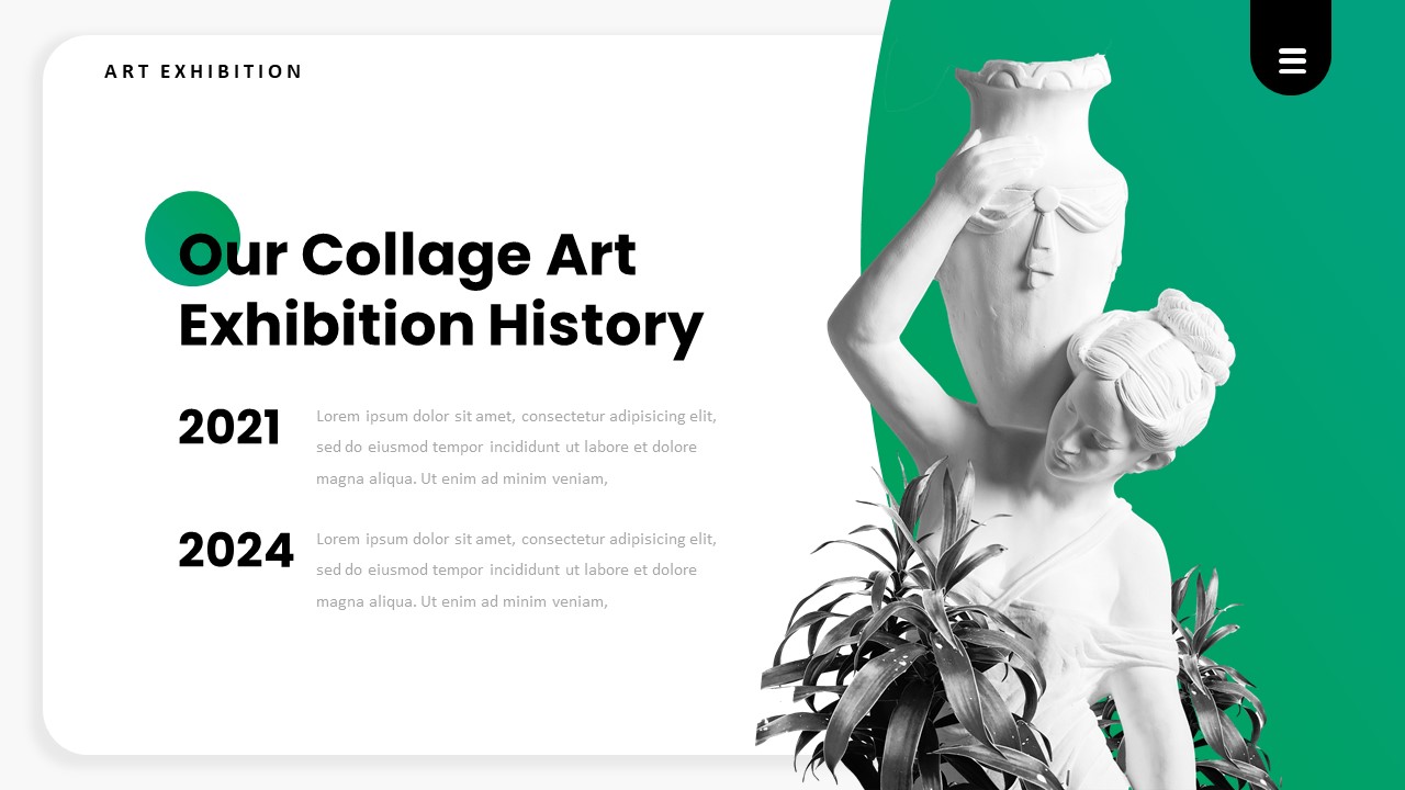 Collage Art Exhibition Powerpoint, Presentation Templates | GraphicRiver